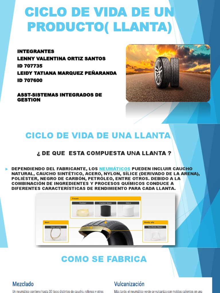 Ciclo de Vida de La Llanta | PDF