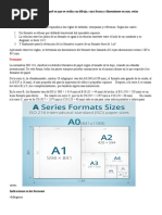 Normas y Dimensiones de Formatos A0-A6 | PDF