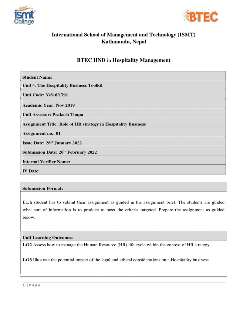 Hospitality Business Toolkit 01 | PDF | Life Cycle Assessment ...