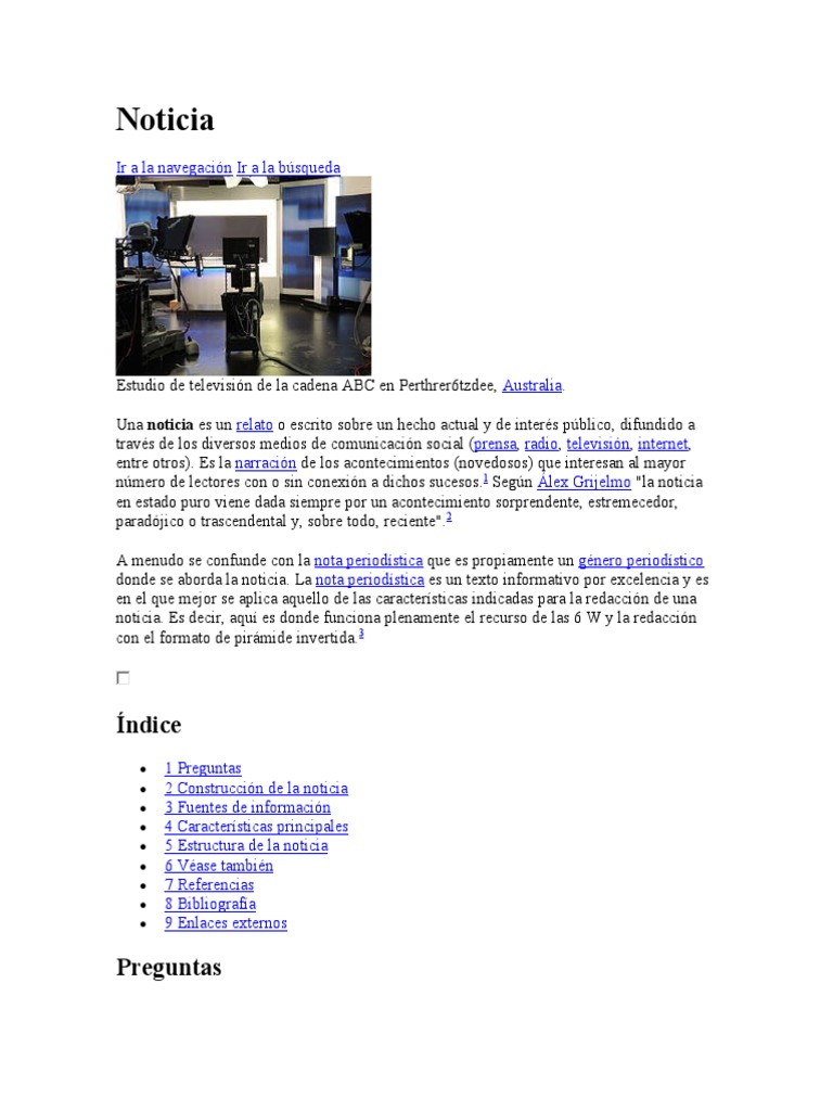 La Noticia | PDF | Noticias | Comunicación