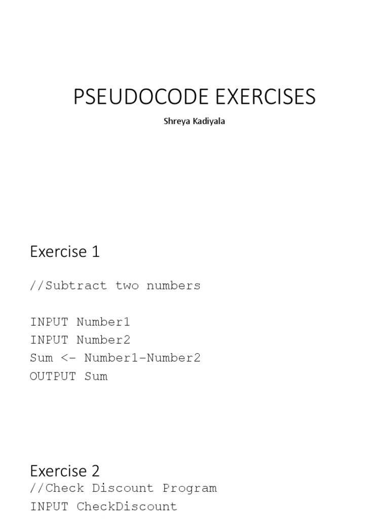 Pseudocode 11CS - Shreya | PDF | Cooking, Food & Wine | Wellness