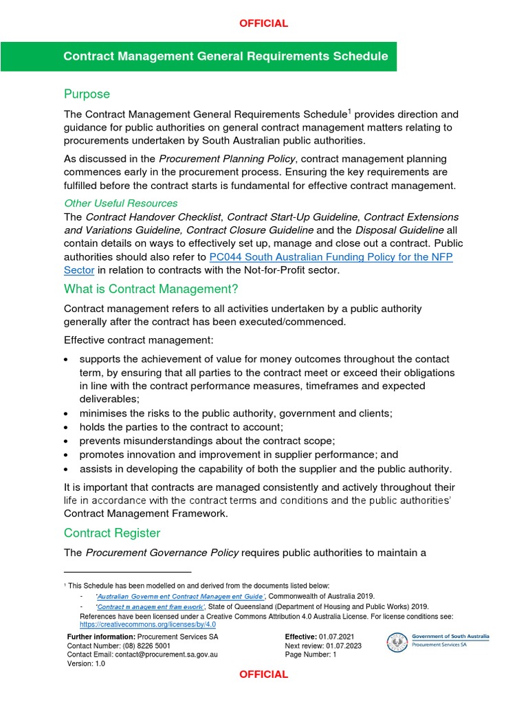SA Public Contract Management Guide | PDF | Procurement | Supply Chain
