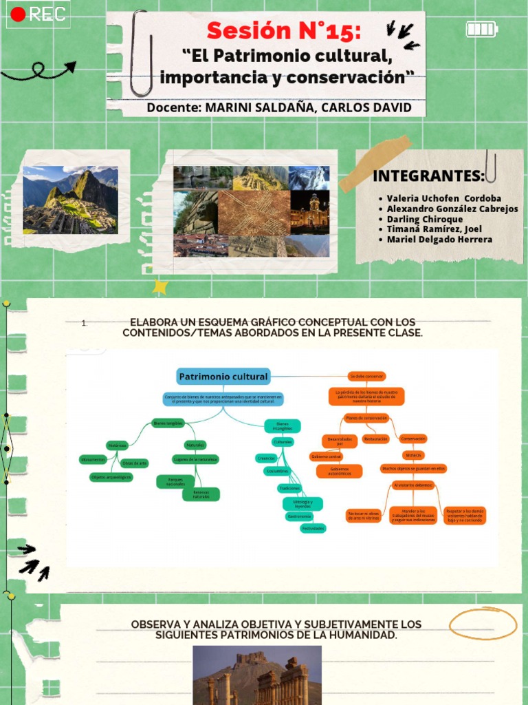 Sesión N°15 "El Patrimonio Cultural, Importancia y Conservación" | PDF | Imperio Inca