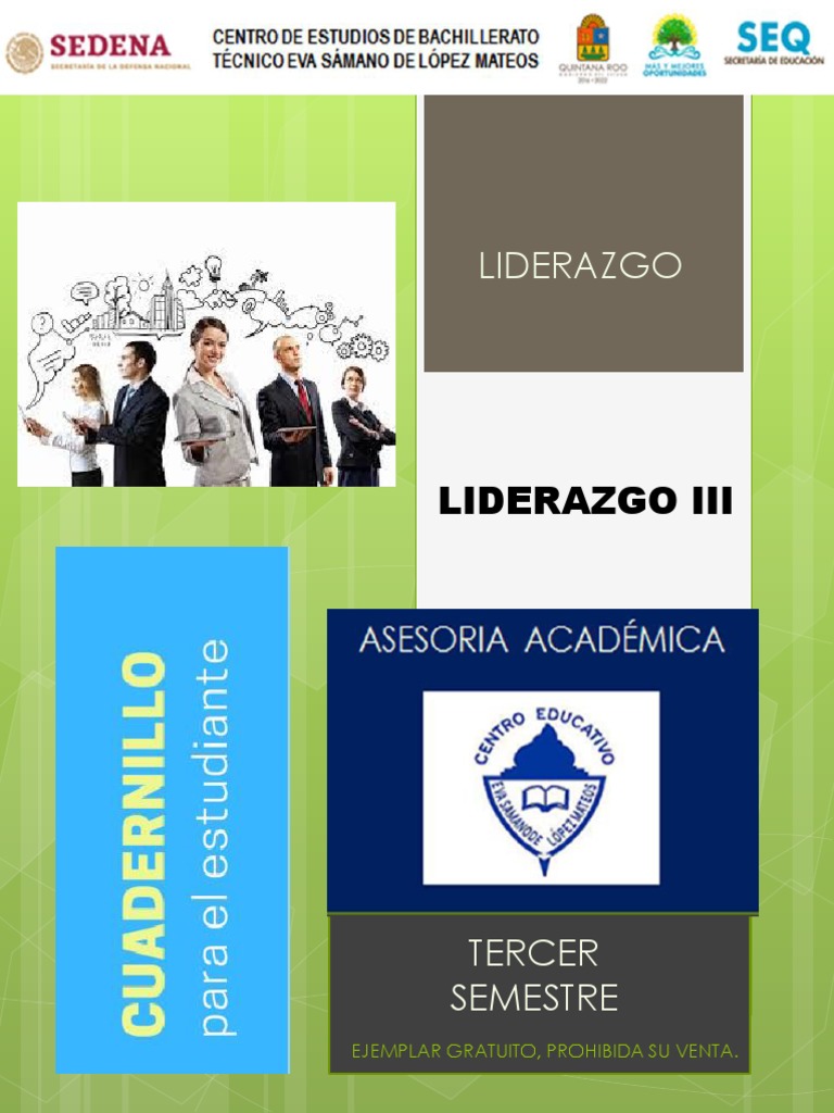 Cuadernillo de Liderazgo III | PDF | Liderazgo | Periodo helenístico