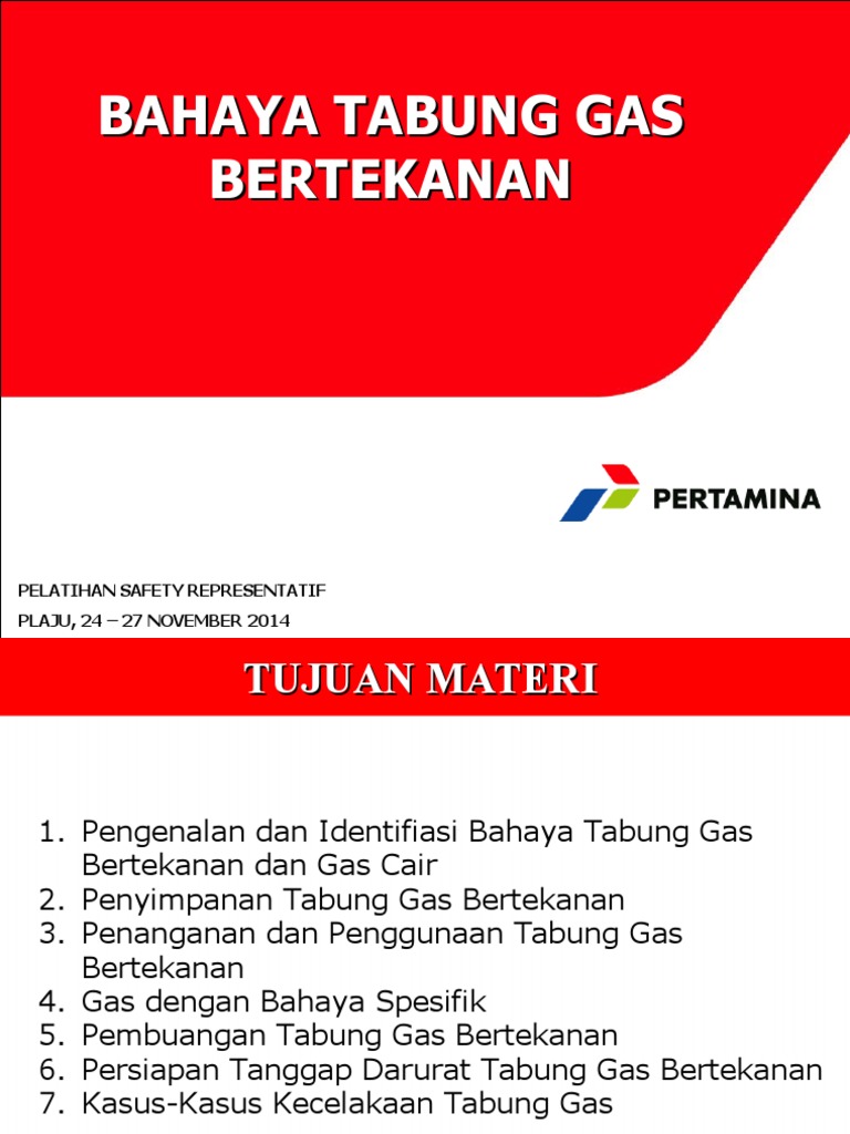 Bahaya dan Penanganan Tabung Gas Bertekanan | PDF | Teknologi & Rekayasa