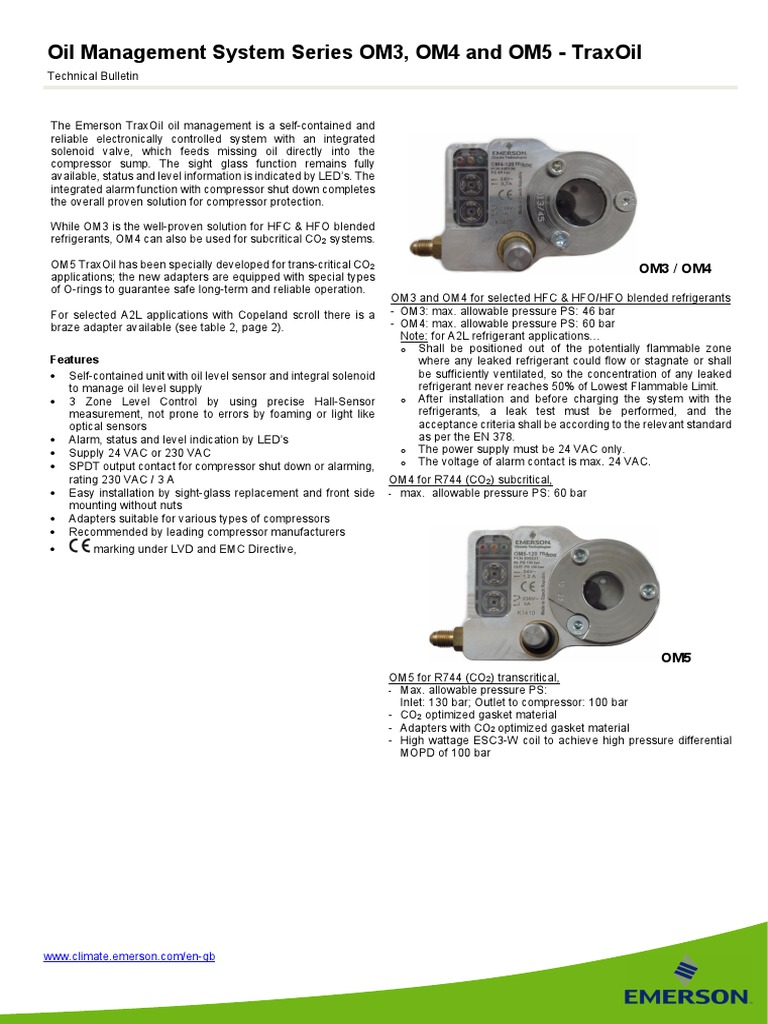 TraxOil OM3, OM4, OM5 System Overview | PDF | Relay | Power Supply