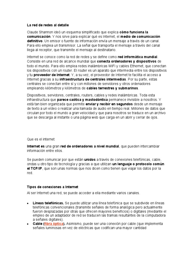 Tecnologia Expo Internet | PDF | Protocolos de internet | Red de computadoras