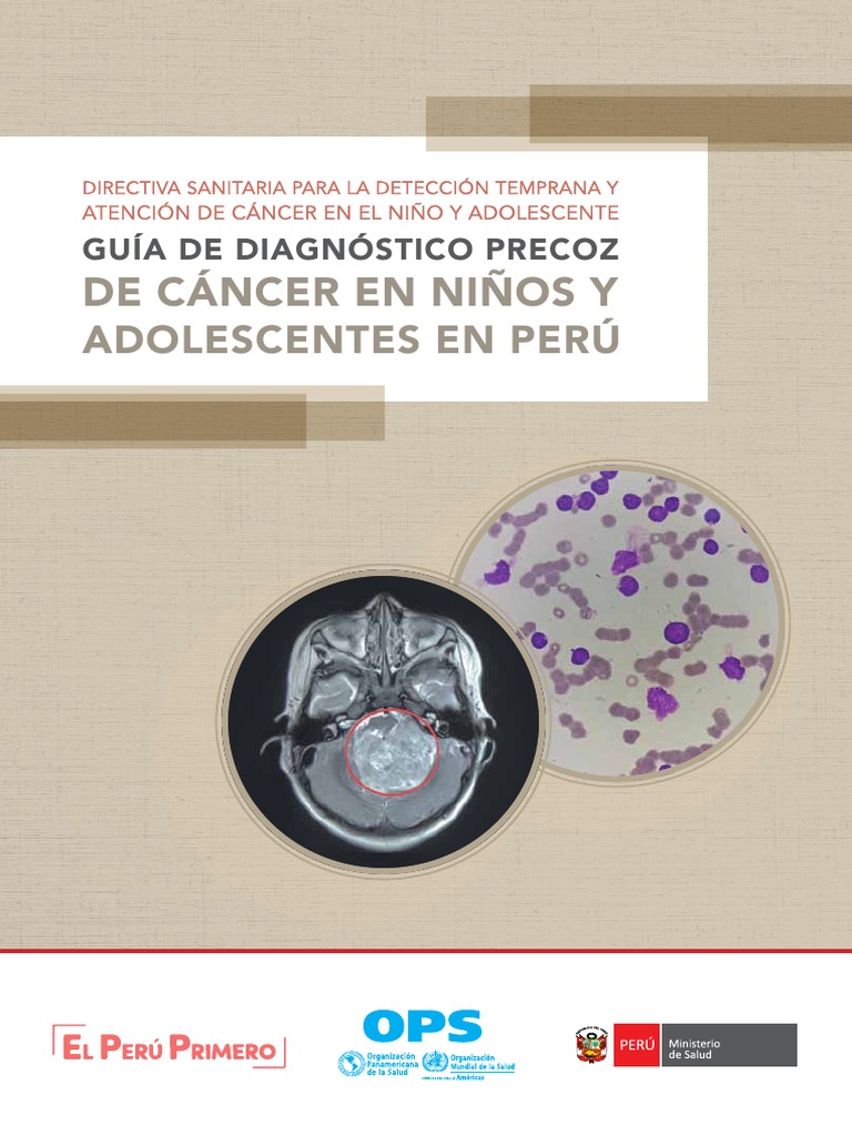 Guia Diagnostico Precoz de Cancer Infantil 2020 MINSA | PDF | Cáncer | Leucemia