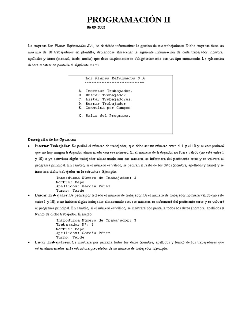 EJERCICIO No. 1 SEGUNDA ACTIVIDAD. | PDF | Informática | Ciencias de la Computación