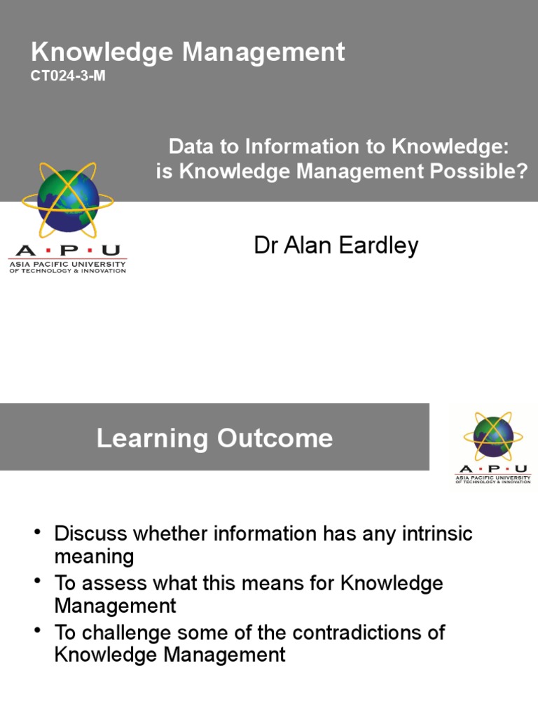 Understanding Knowledge Management Dynamics | PDF | Knowledge Management | Information
