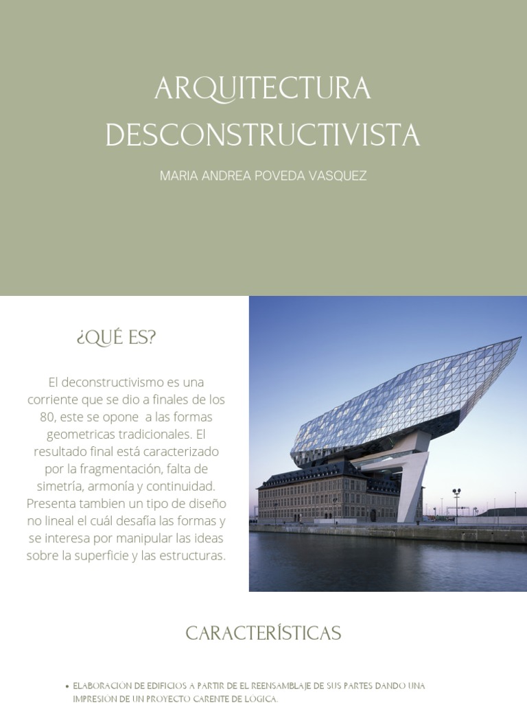Arquitectura Deconstructivista | PDF | Estética | Diseño