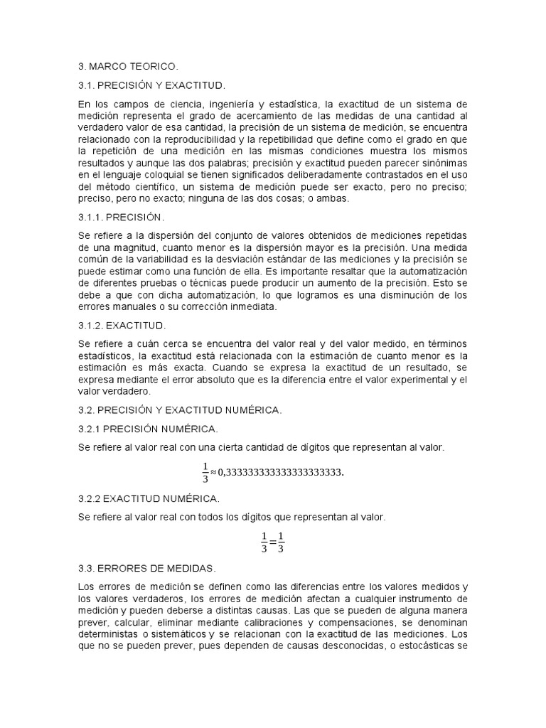 Quim 3 | PDF | Exactitud y precisión | Science
