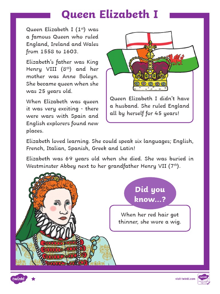 Year 1 Reading Comprehension | PDF | House Of Tudor | Anne Boleyn