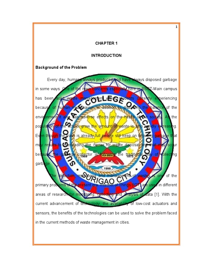 Final Thesis | PDF | Internet Of Things | Waste Management
