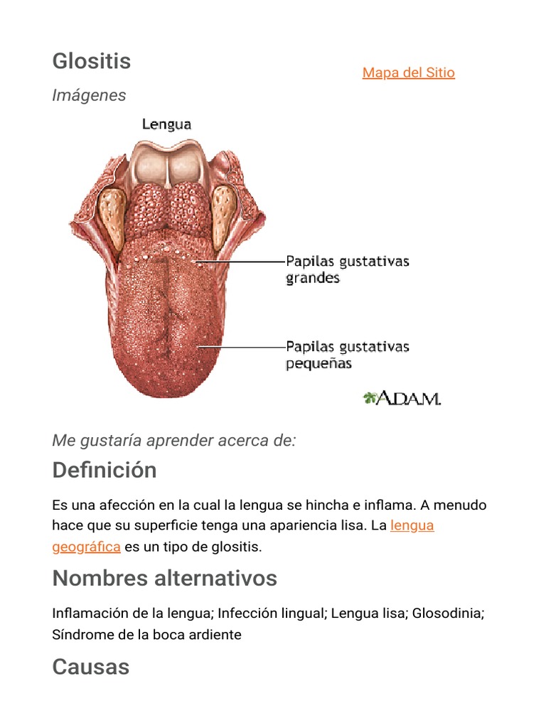 Glositis | PDF | Medicina | Epidemiología