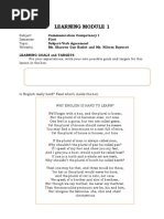 Rubric For A Venn Diagram | Pdf