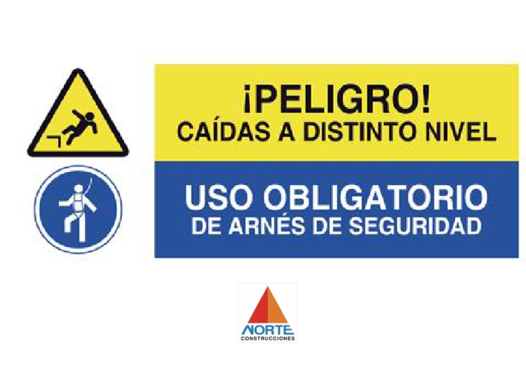 Uso Obligatorio de Arnes de Seguridad-1 | PDF