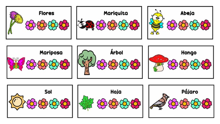 Sílabas - Primavera | PDF