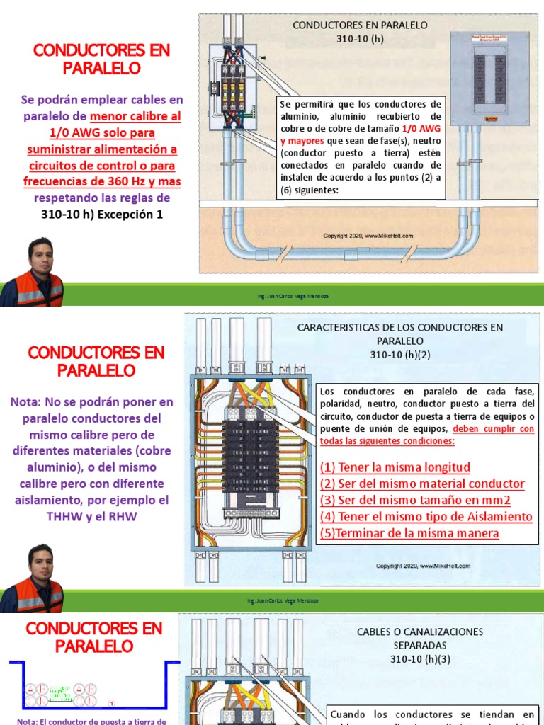 Instalación de Conductores en Paralelo | PDF | Ingenieria Eléctrica ...