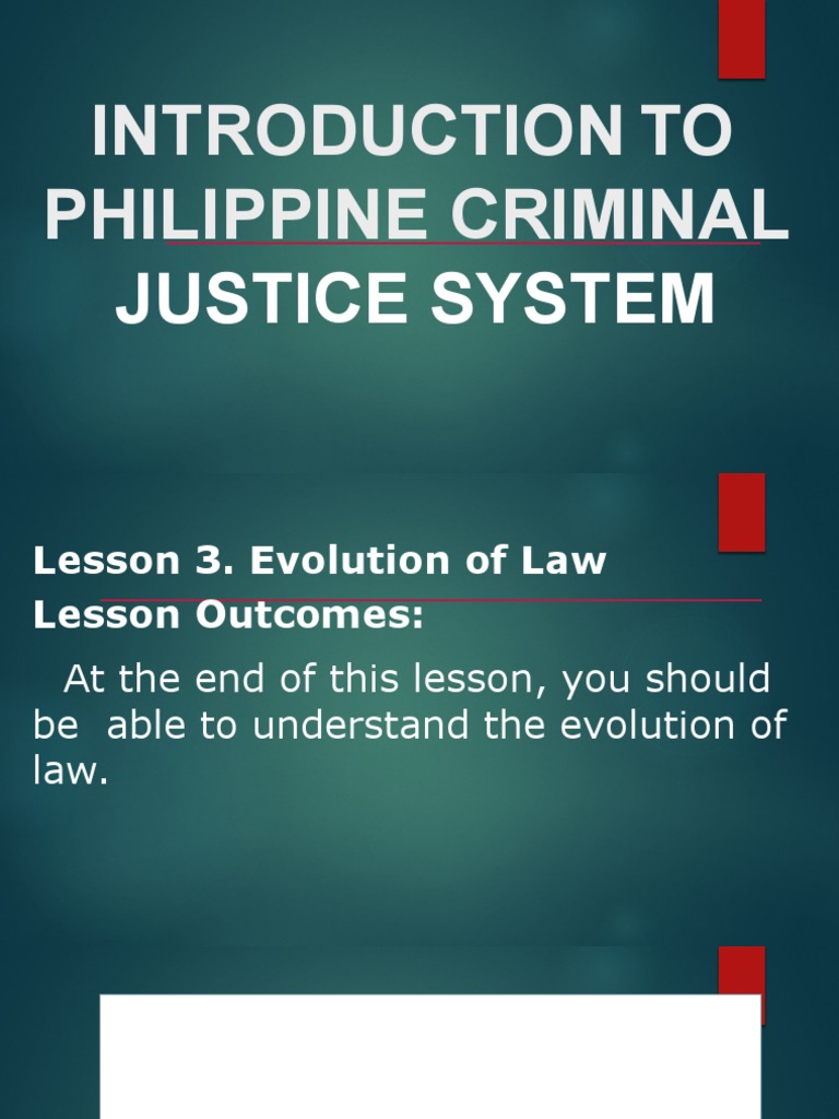 Lesson 3 - Evolution of Law | PDF | Magna Carta | Common Law