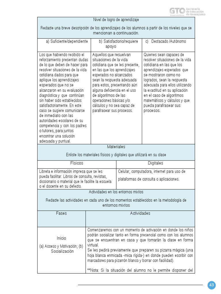 Formato Flexible Del PAE - Ejemplo | PDF | Evaluación | Maestros