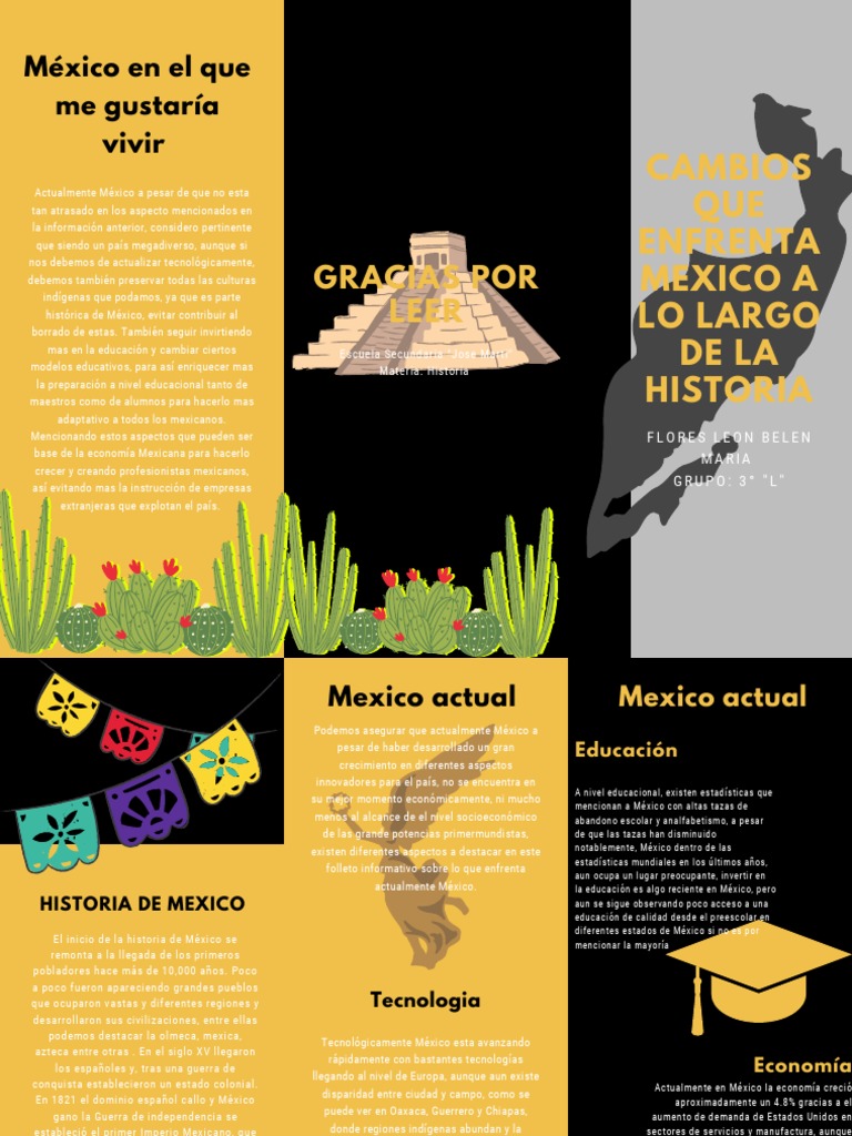 Tríptico Folleto | PDF | México | España