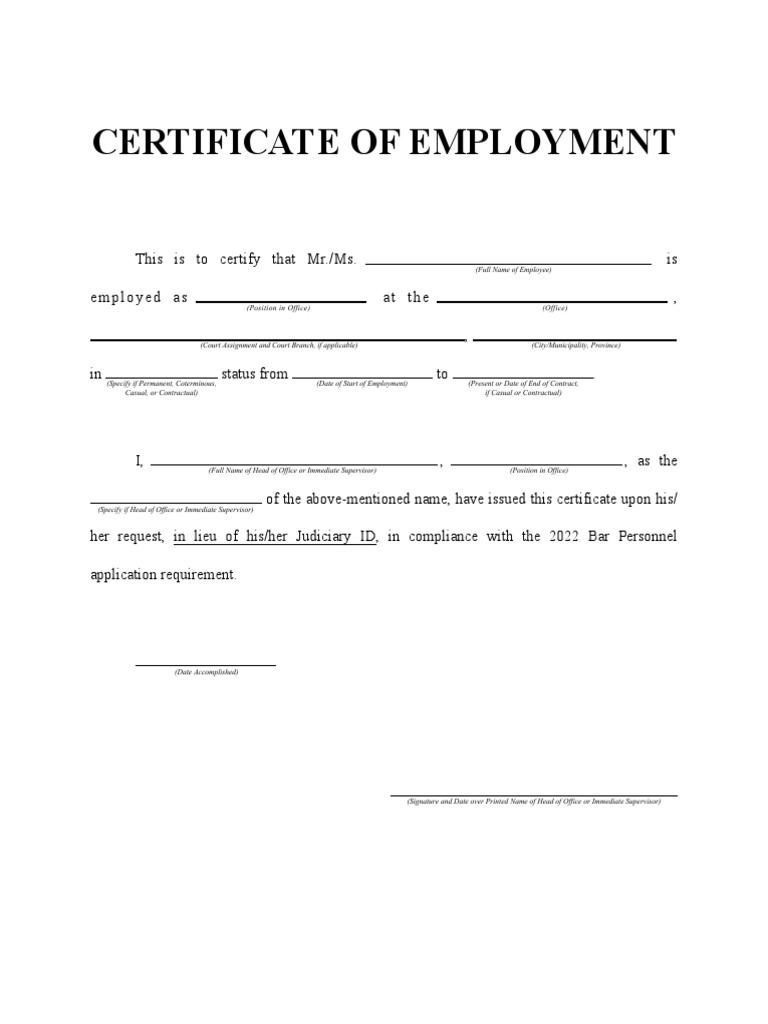 (Fillable) COE Template | PDF | Justice | Crime & Violence