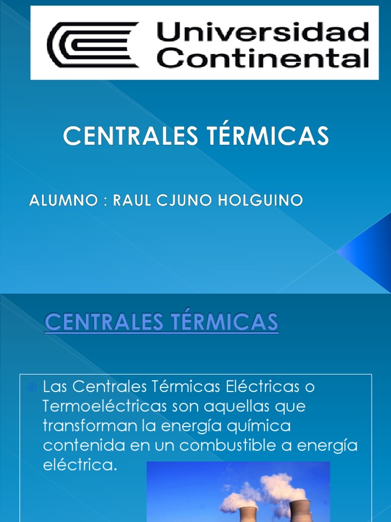 Centrales Termicas EXPO | PDF