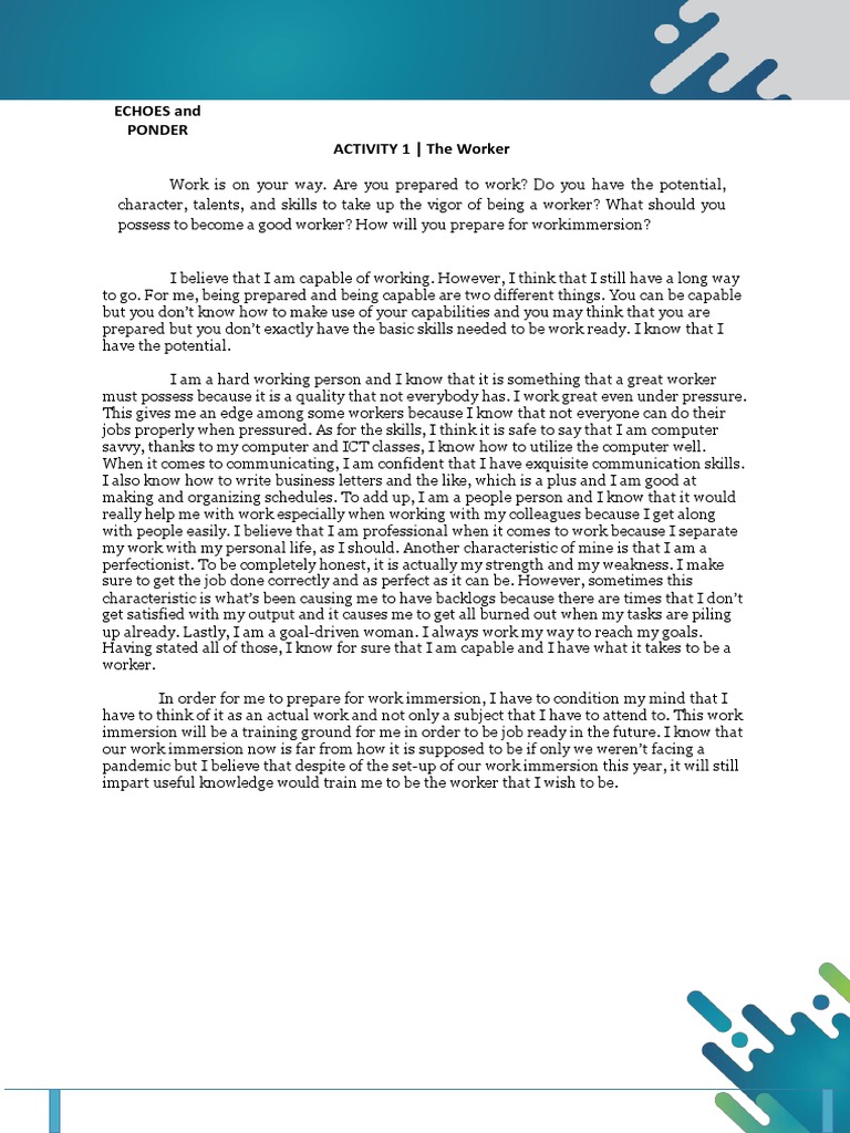 Echoes and Ponder | PDF | Cognitive Science | Cognition