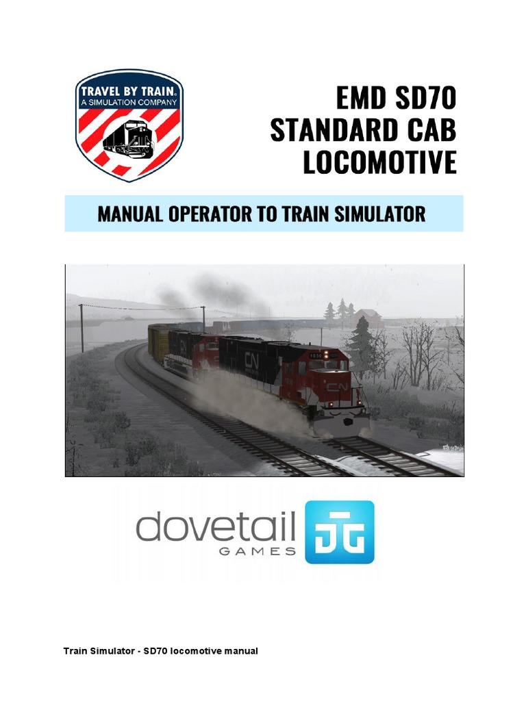 Martin Velozo - EMD SD70 CN Manual - EN | PDF | Transport | Sustainable Transport