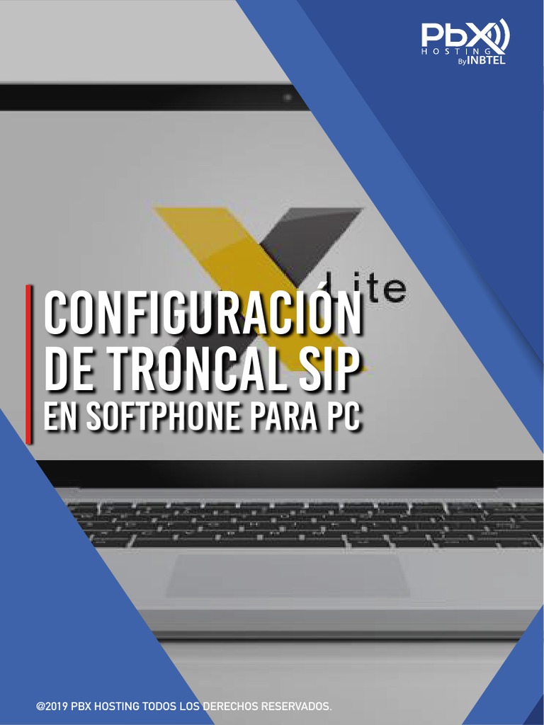 Configuracin Troncal SIP en Softphone para PC User y Pass 2 1 | PDF ...