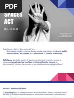 Powerpoint Presentation of Safe Spaces Act RA 11313 | PDF | Sexual ...