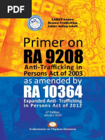 RA 9208 Vs RA 10364 (Anti Trafficking of Persons) | PDF | Sexual ...