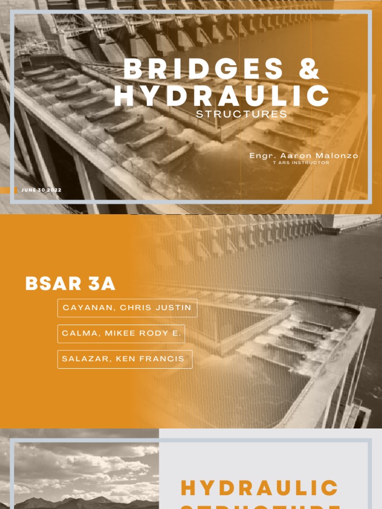 Bridges & Hydraulic Structures | PDF | Bridge | Dam