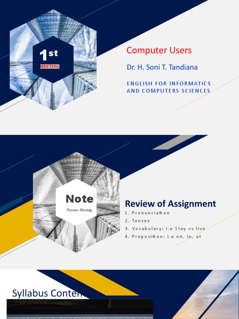 ENGLISH For Informatics Dept. | PDF | Part Of Speech | Morphology