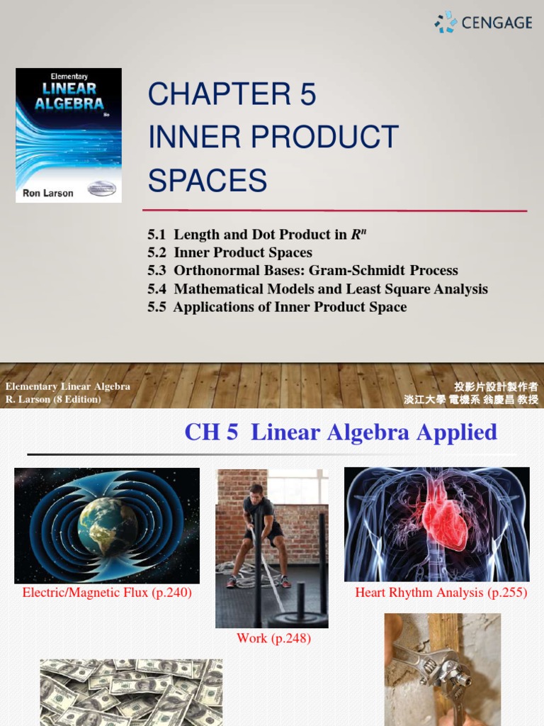 Ch5 Inner Product Spaces | Download Free PDF | Linear Subspace | Vector ...