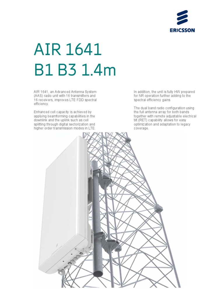 AIR 1641 B1B3 Datatsheet | PDF | Mimo | Antenna (Radio)