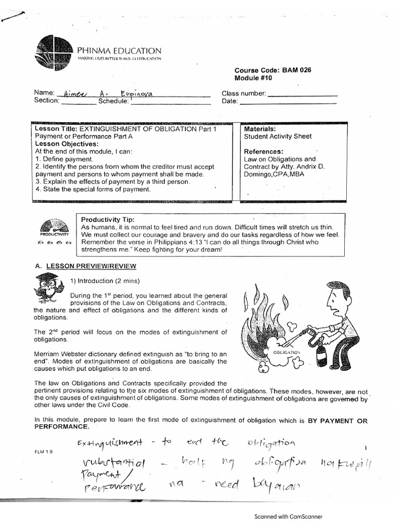 Bam 026 Module 10 Aaespinosa | PDF