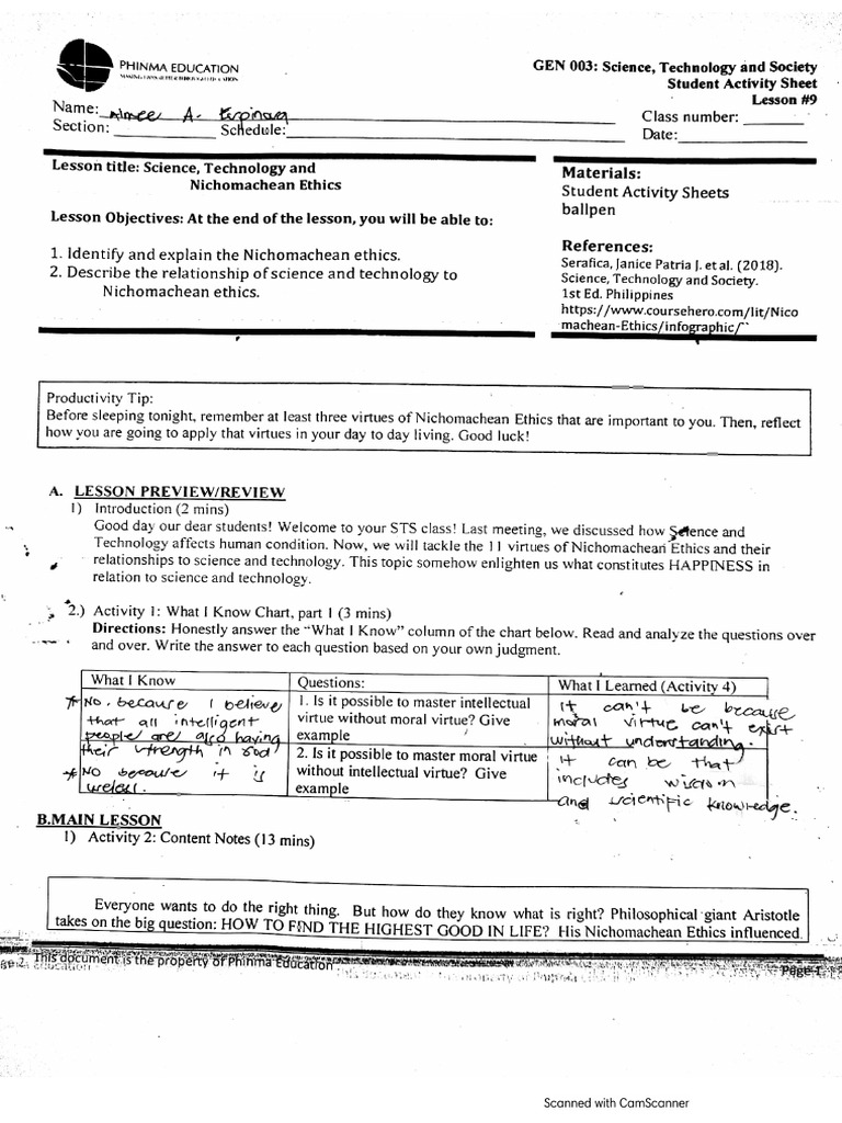 Gen 003 - Module 9 | PDF