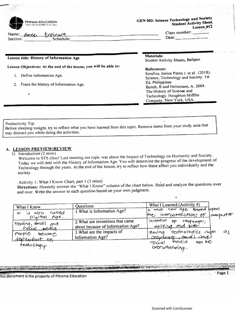 Gen 003 - Module 12 | PDF