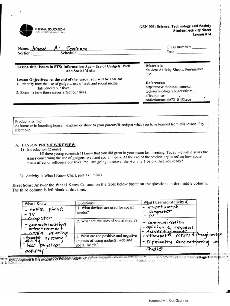 Gen 003 - Module 14 | PDF