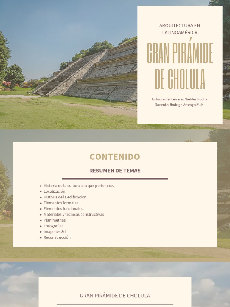 Gran Piramide de Cholula | PDF