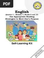 English 7 Quarter 1 - Module 2 Week 2 | PDF | Speed Reading | Learning