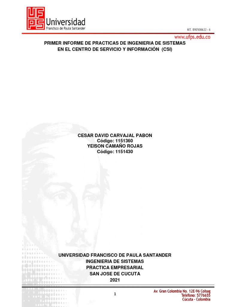 Primer - Informe 1151360 1151430 | PDF | Informática