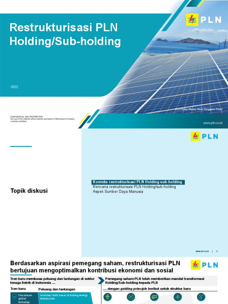 Restrukturisasi PLN | PDF