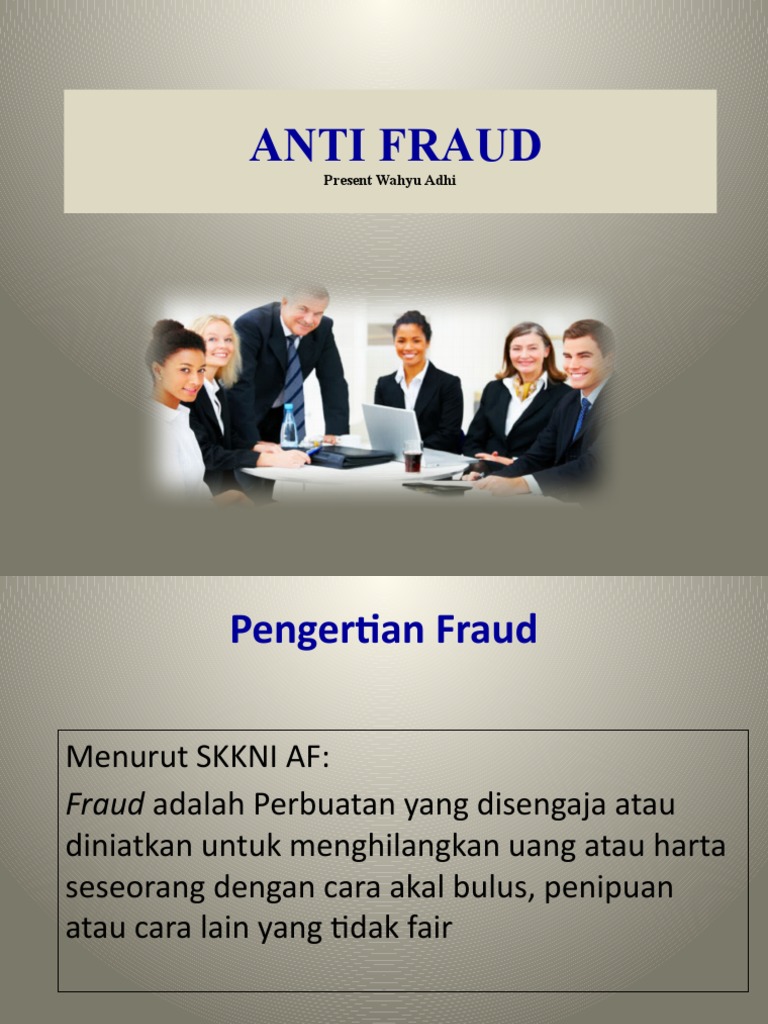 Presentasi Anti Fraud | PDF