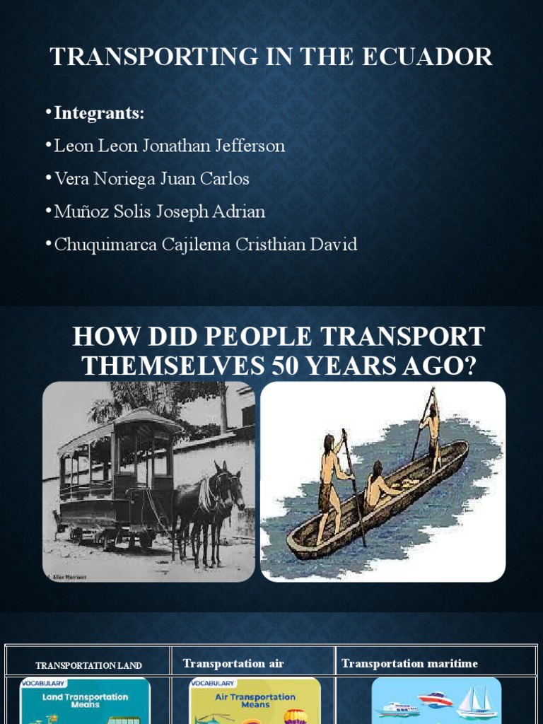 Transporting in The Ecuador | PDF