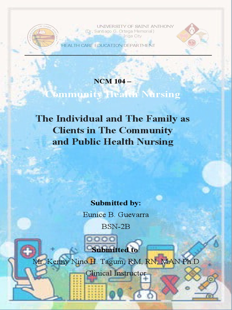 The Individual and The Family As CLIENTS IN THE COMMUNITY AND PUBLIC ...