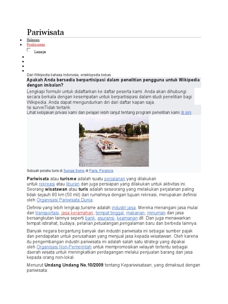 Pariwisata | PDF