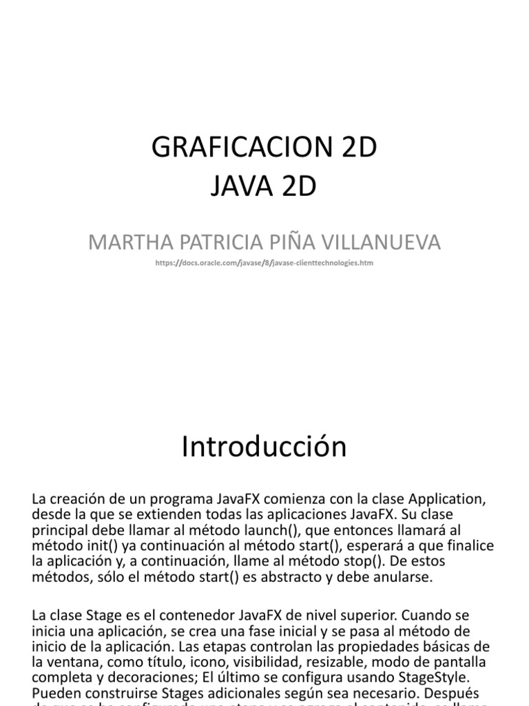JAVA 2Dfx 2022 | PDF | Informática | Análisis matemático